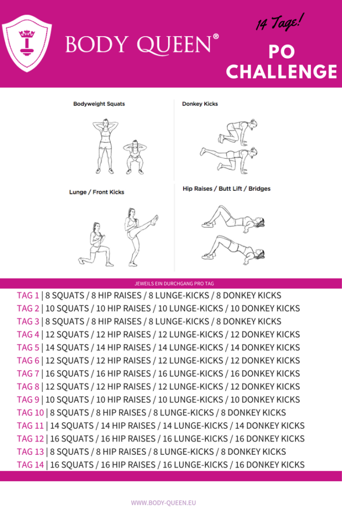 14 Tage Po-Challenge | Body Queen Bag